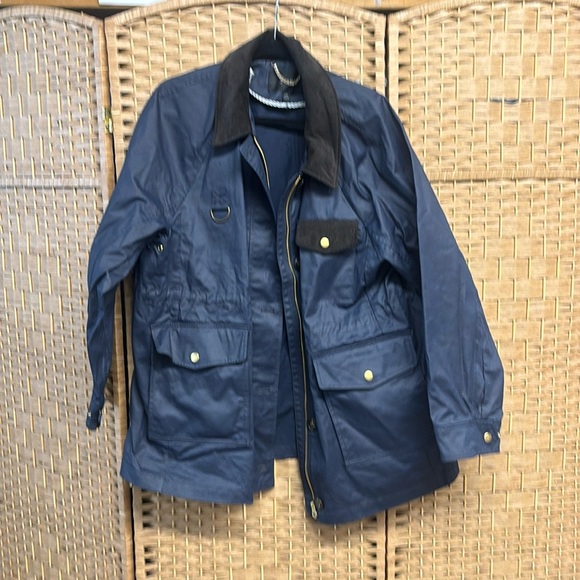 J. Crew | Jackets & Coats | J Crew Blue Military Field Jacket With ...